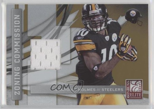 2009 Donruss Elite Zoning Commission Jerseys /299 Santonio Holmes #7 ...