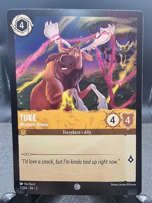 Disney Lorcana- Tuke - Northern Moose 7/204- Shimmering Skies - Non ...