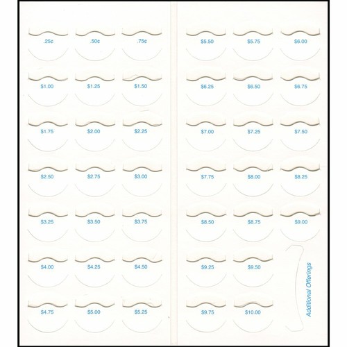 50 - $10 Quarter Coin Folders with Name, Church Gleaners, Coin ...