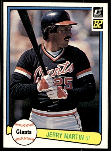 1982 Donruss 298 Jerry Martin San Francisco Giants Baseball Card | eBay