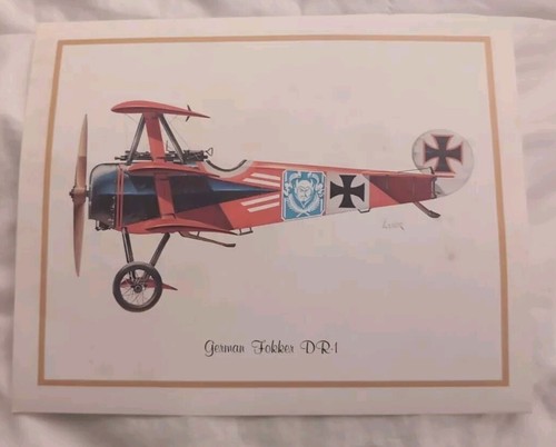 Richard “Dick” Locher Collectible vintage aviation art prints 12pcs ...