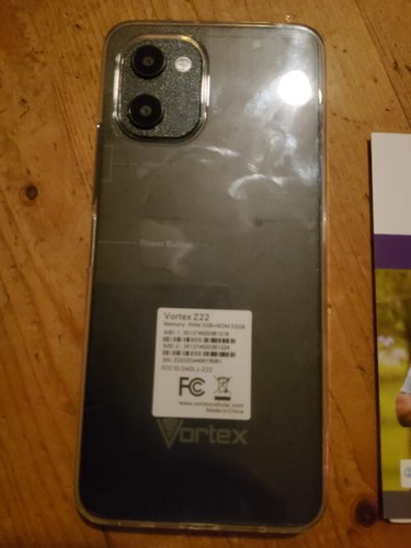 VORTEX Z22 6" WORLDPHONE DUAL unknown carrier mint condition sold as is ...