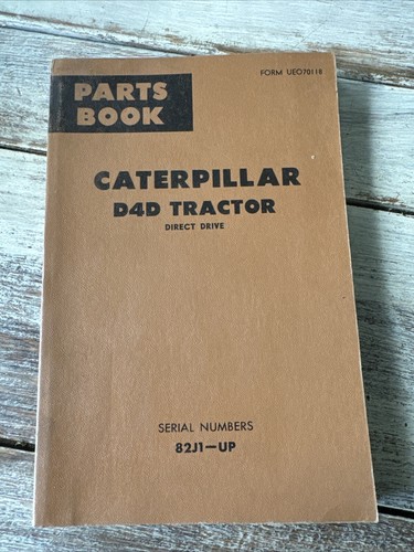 CAT Caterpillar D4D Tractor Dozer Crawler Parts Manual Book catalog ...