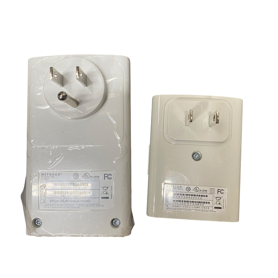 Netgear Powerline 1200 And 550 Ethernet Port Wall-Plug-In Extender | eBay