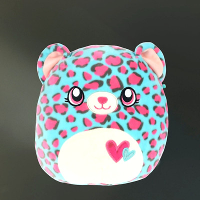 New 2021 Squishmallow Valentine's Day 8" Chelsea the Cheetah w/ Hearts ...