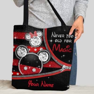 Magical Mouse Ears Tote Bag, Personalized Mouse Tote Bag | eBay