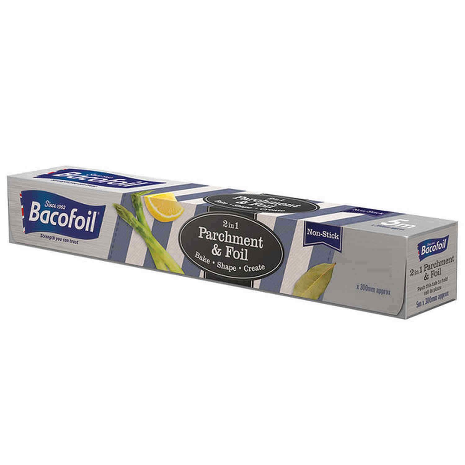 Baco Bacofoil Non Stick Oven Baking Greaseproof Parchment Paper Foil ...