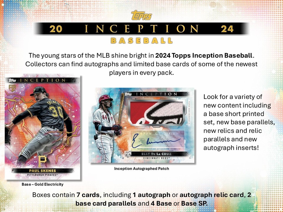 Corey Seager TEX 2024 Topps INCEPTION 10 Case (80 Box) PLAYER Break #1 ...