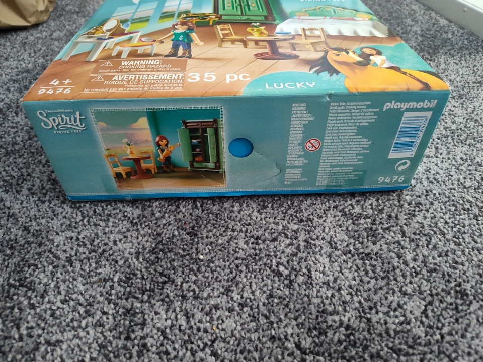 Playmobil Spirit Riding Free Barn Lucky's Bedroom Set 9476 New In box ...