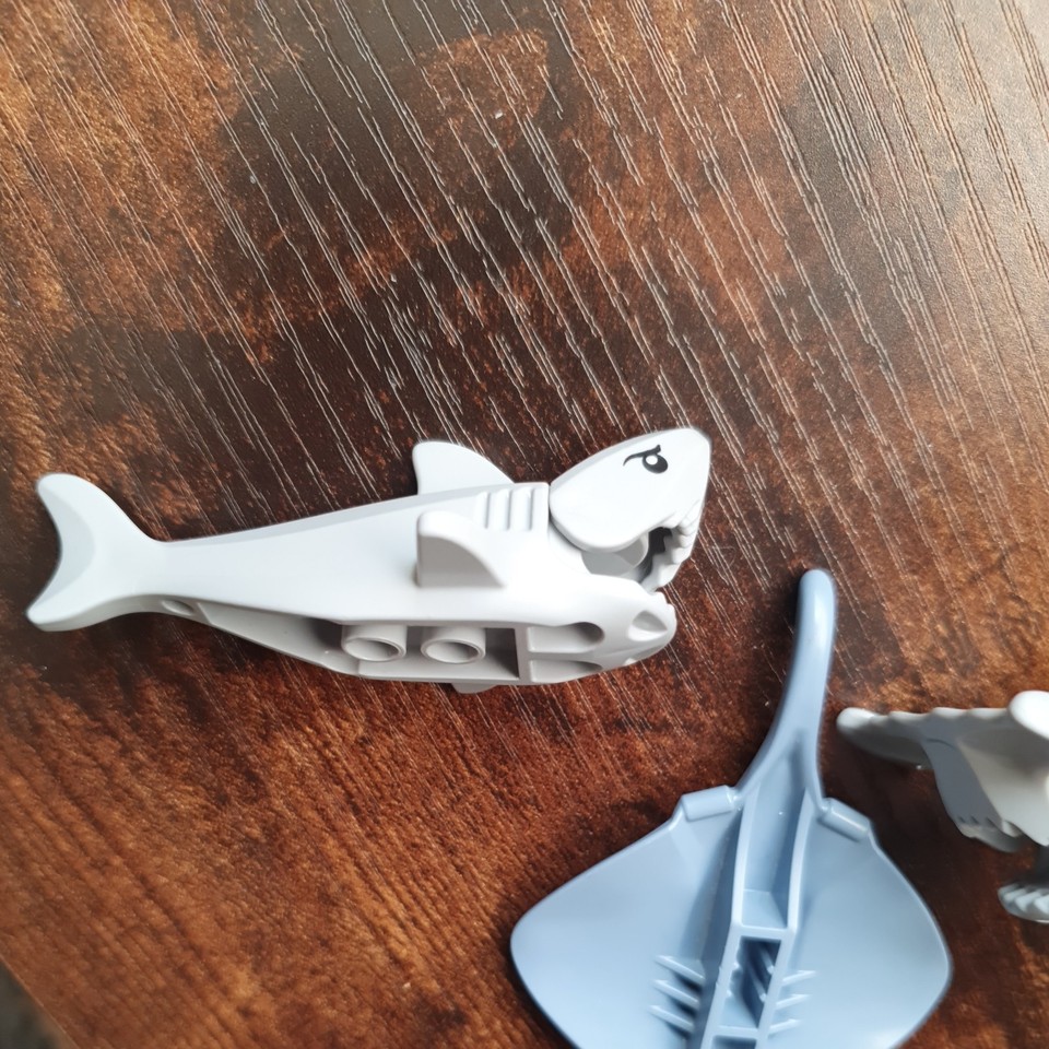 Lego Shark,Hammerhead & Stingray Minifigures | eBay UK
