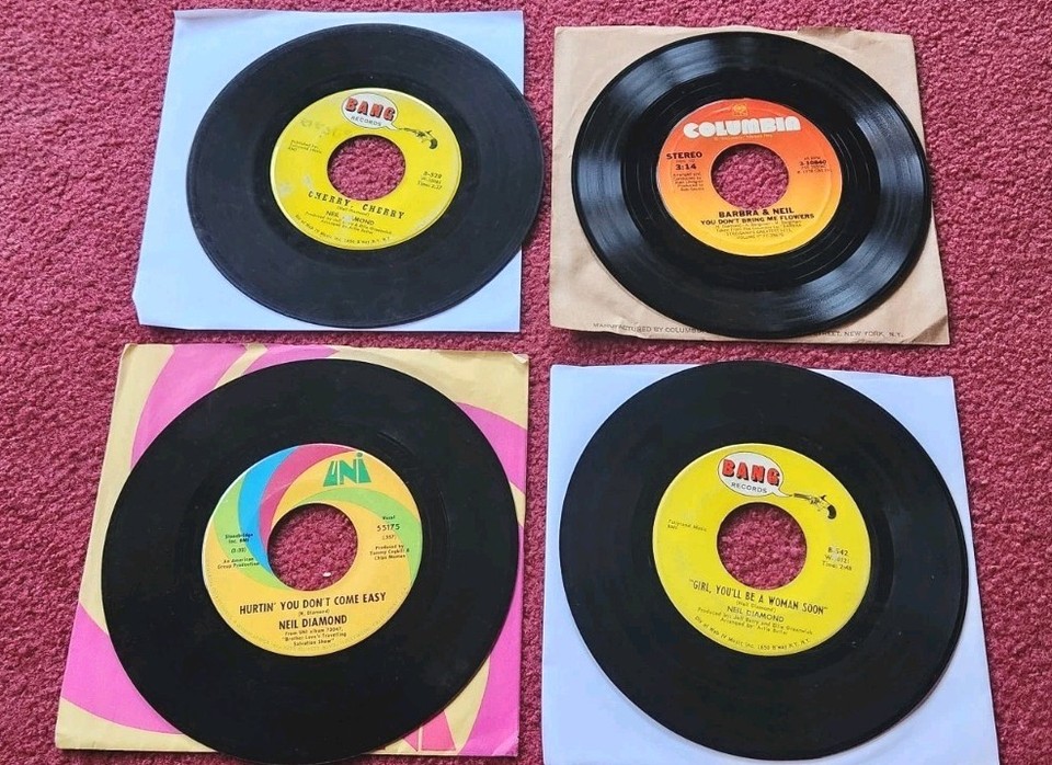 Neil Diamond 45 RPM Lot of Four Singles | eBay