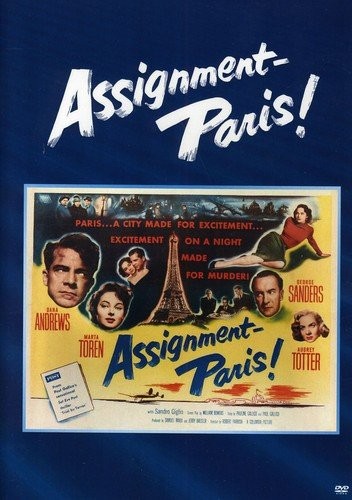 Assignment Paris (DVD) Audrey Totter George Sanders Marta Toren Dana Andrews 43396372863 | eBay