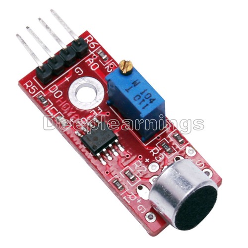 2 pcs x Microphone Sensor AVR PIC High Sensitivity Sound Detection ...