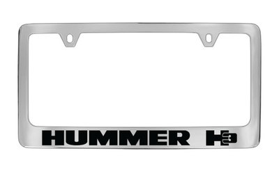 Hummer H3 Chrome Plated Metal License Plate Frame Holder | eBay