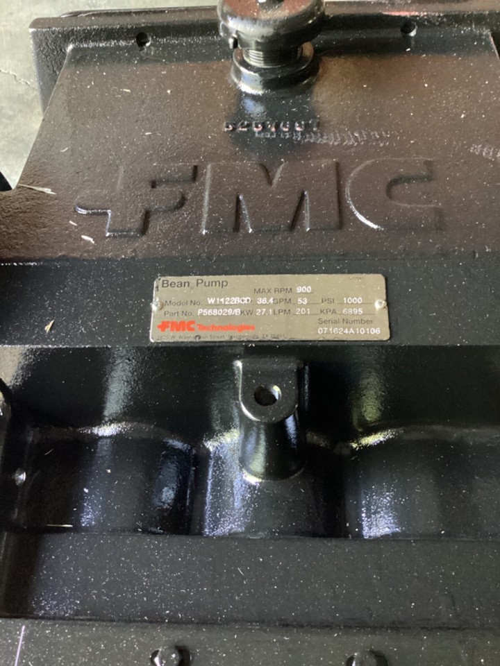 FMC Bean Pump W1122BCD | eBay