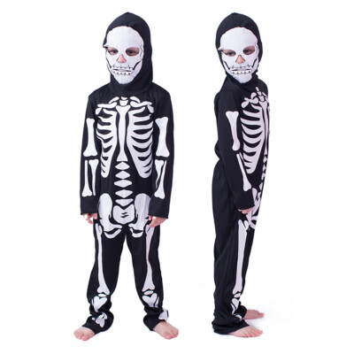 Halloween Skull Skeleton Ghost Clothing Role Play Horror Clothing ...