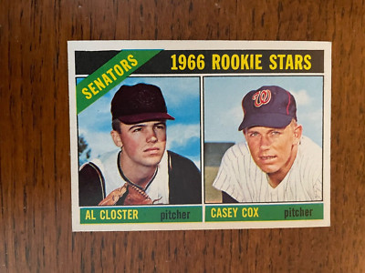 1966 TOPPS #549 WASHINGTON SENATORS ROOKIE STARS BASEBALL CARD NM | eBay