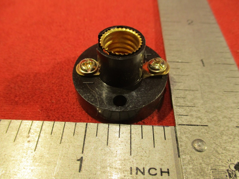 E10 Screw Lamp Holder cleat socket fits c6 series christmas lights lot ...