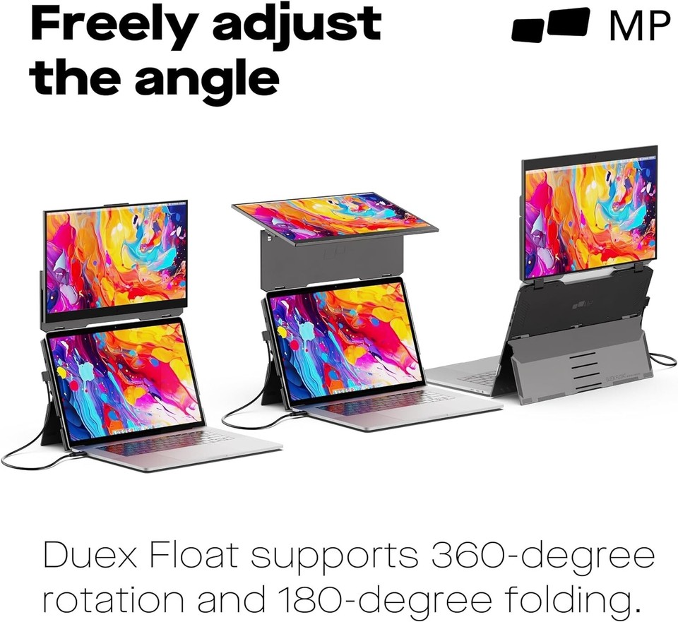 Duex Float Mobile Pixels 15.6 Stacked Portable Screens, Full HD IPS ...