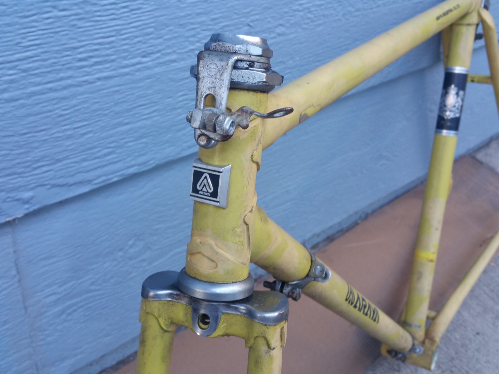 Vintage Araya Road Bike Frame Lugged Steel made in Japan | eBay