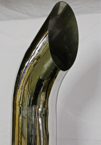 7 Inch Curved High Polished Stainless Steel Stack Kit | eBay