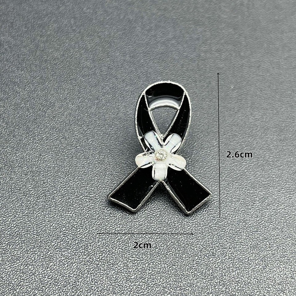 Queen Mother Black Badge Pin Souvenir Ribbon Bow Pin For Funerals and Mourning | eBay Australia
