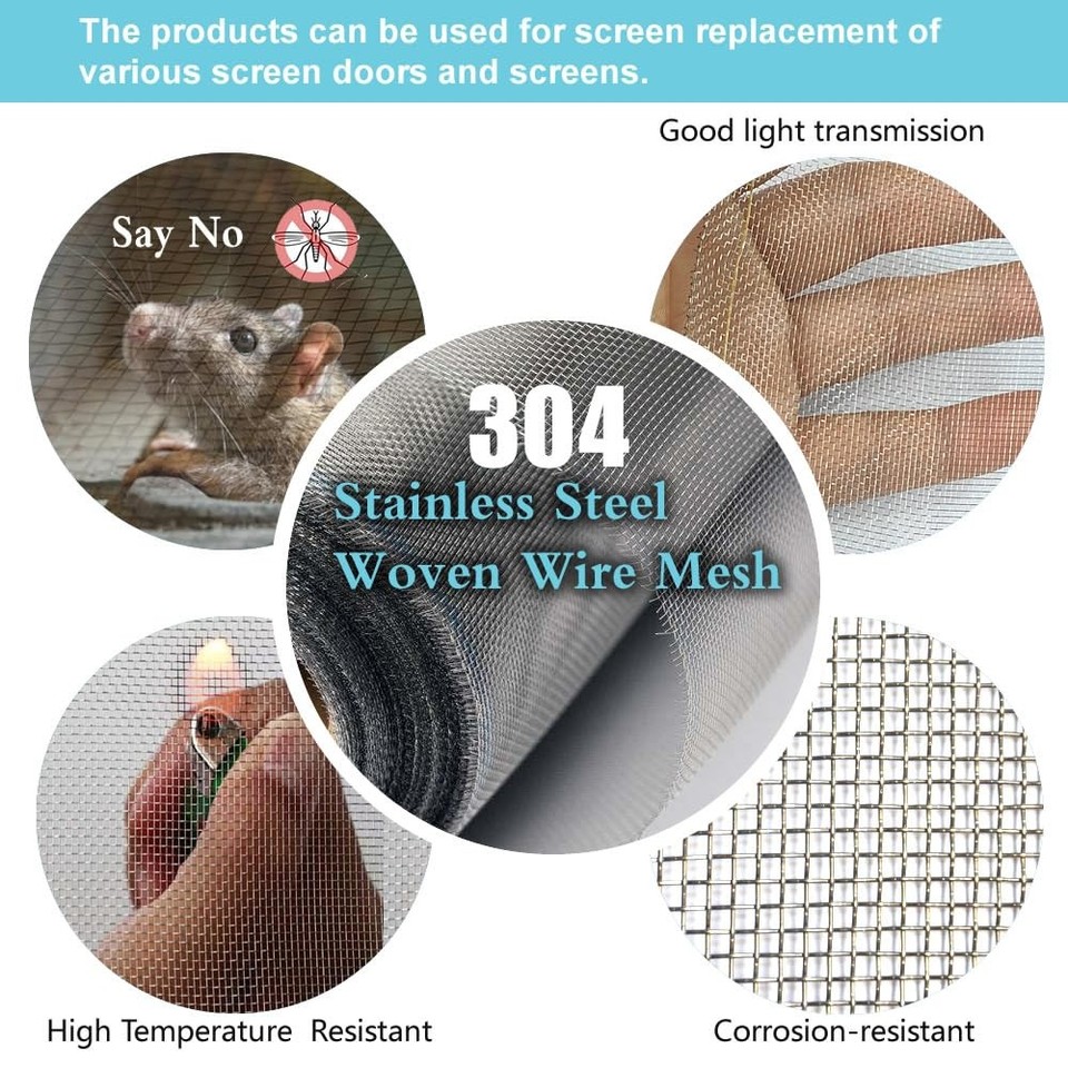 Stainless Steel mesh, Silk Screen Window mesh, Used for Screen Windows ...