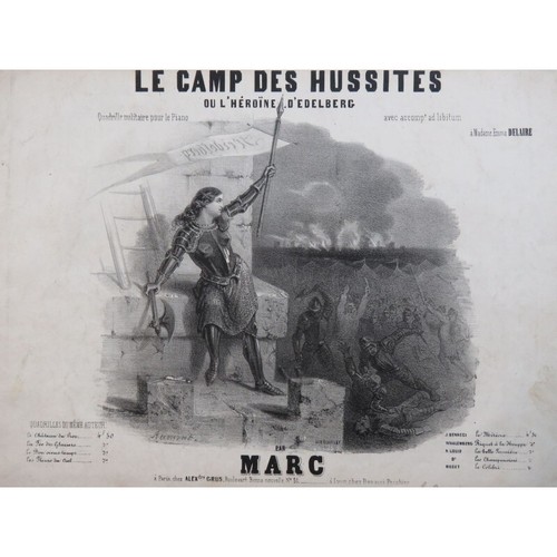 MARC Le Camp des Hussites Piano ca1850 | eBay