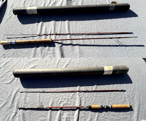 2 Vintage 6’6” Fiberglass Fly Rods – Grandpa & Grandma’s Good Luck ...