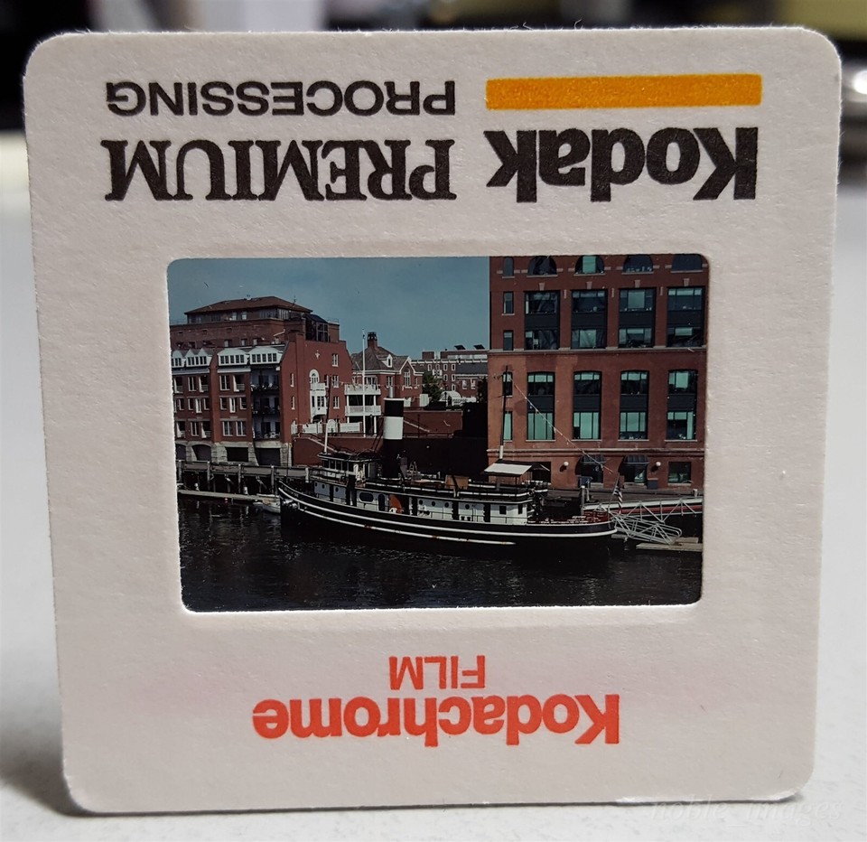 1996 John Wanamaker Tugboat Side View Philadelphia Kodachrome 35mm ...