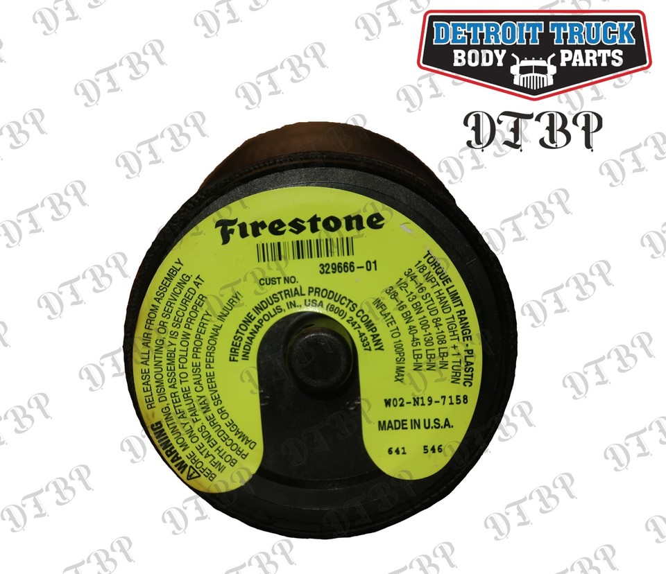 Firestone Seat Air Bag For National Seating Air Spring 329666-01 | eBay