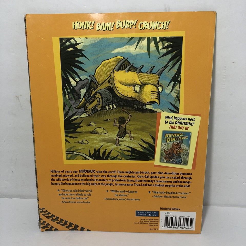 “Dinotrux” Paperback Story By Chris Gall 2012 EUC Illustrated Childrens ...