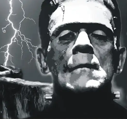 Frankenstein Count Dracula Dark Black Silver Coin Castle Halloween ...