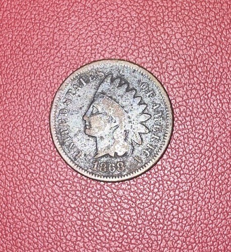 1868 Indian Head Cent Penny "Actual Coin Pictured" | eBay