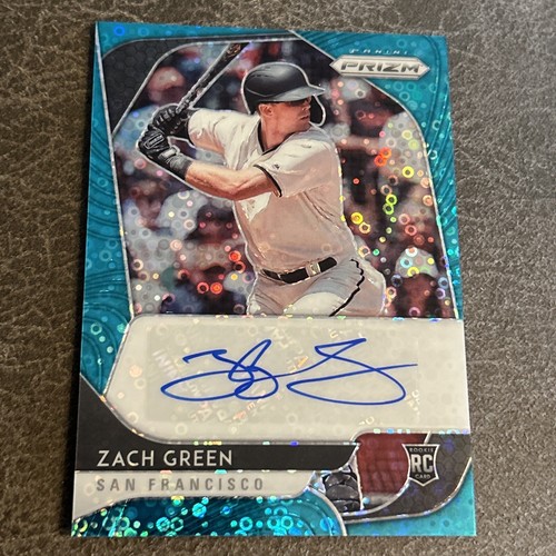 Zach Green 2020 Prizm Rookie Auto Autograph #RA-ZA Giants RC Blue Disco ...