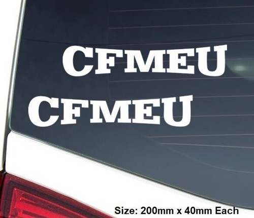 2x CFMEU Vinyl Decal Sticker Drill Saw Impact M12 M18 Trade Ute | eBay ...
