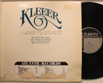 Kleeer LP I Love To Dance On Atlantic - VG/VG To VG+ (Gold Promo Stamp ...