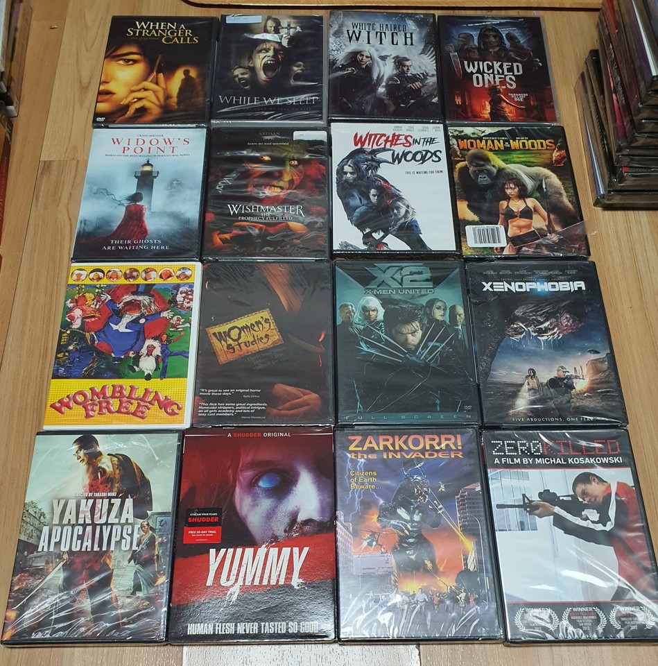 BRAND NEW Horror, Sci-Fi and Fantasy DVDs R thru Z - Buy more to save ...