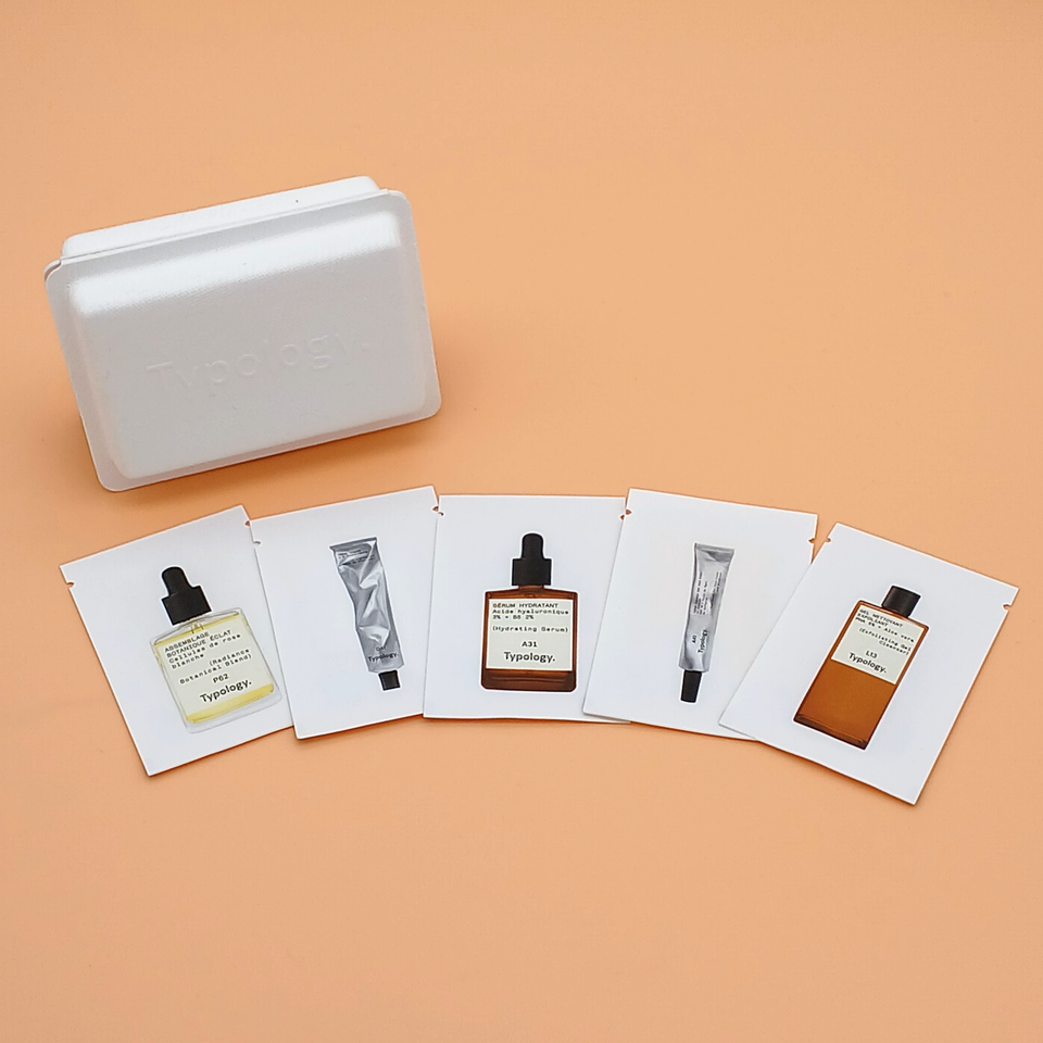 Typology Paris Face Care Starter Pack 5 Products Sampler NEW | eBay