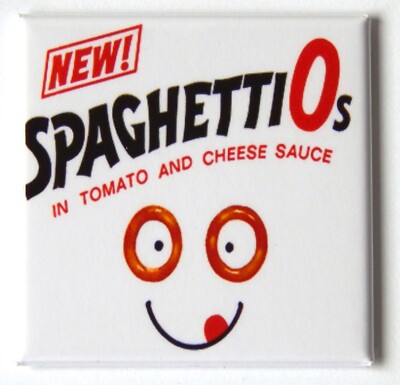 Canned Pasta FRIDGE MAGNET spaghetti label sign | eBay