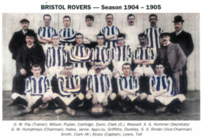 BRISTOL ROVERS FOOTBALL TEAM PHOTO>1904-05 SEASON | eBay