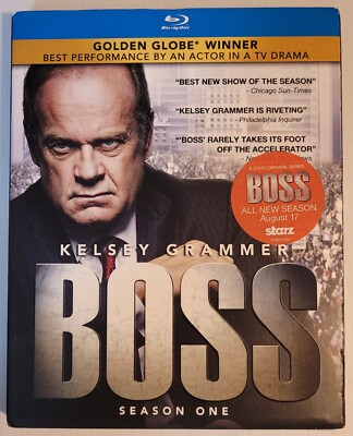 BOSS: Season One Blu-ray (2011, Widescreen, Region: ALL) w/Sleeve ...