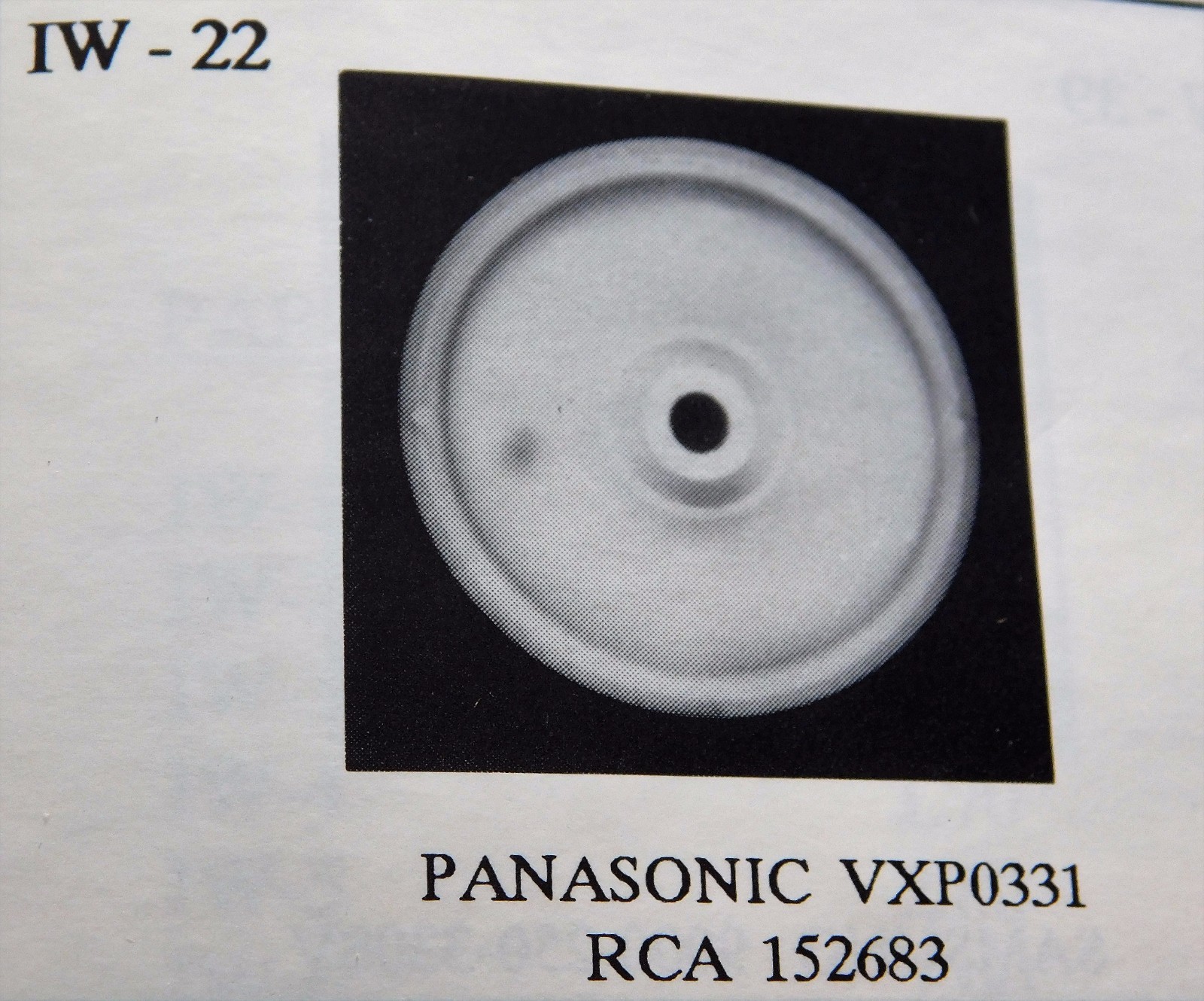 IDLER WHEEL / IW22 / PANASONIC VXP0331 / RCA 152683 / VCR / 2 PIECES ...