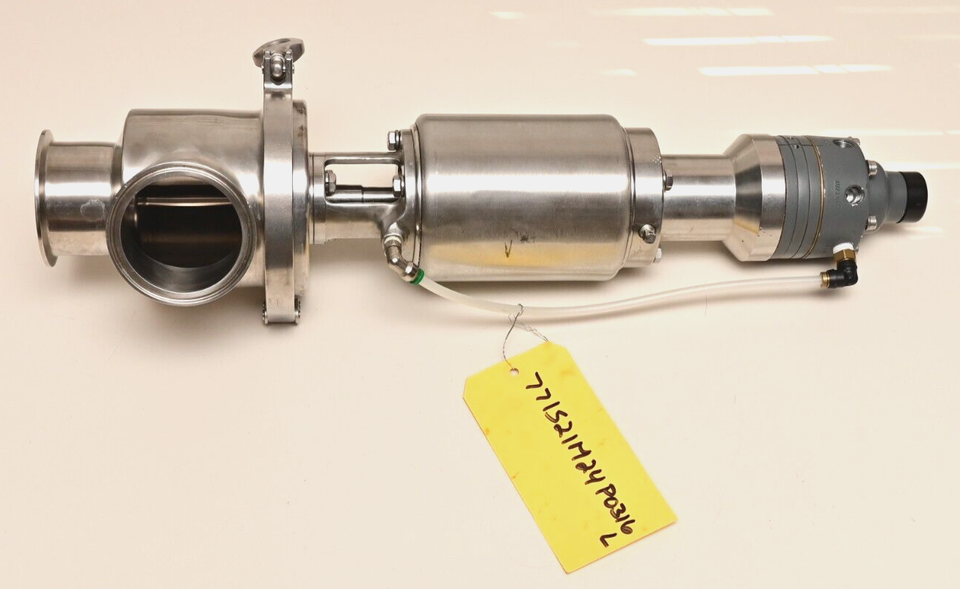 Alfa Laval 316L 3" Throttling Valve 771S-21M-24P-x-316L Siemens 73N-B ...