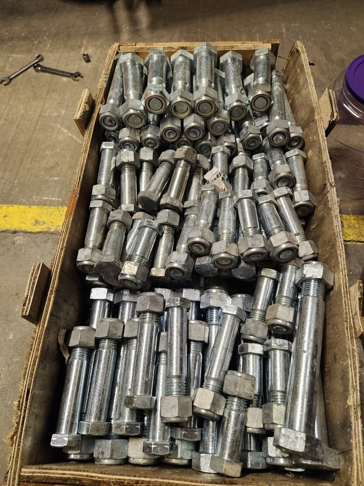 2- China Mini Excavator 25mm Bucket Pin Bolt 6.3" Attachment M24 160mm ...