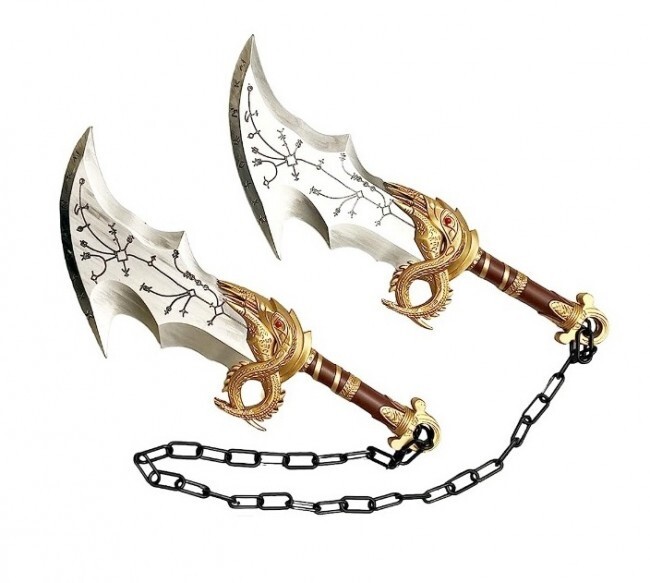 19.5" Foam Dual God of War Dagger Swords Kratos Blades of Chaos High ...