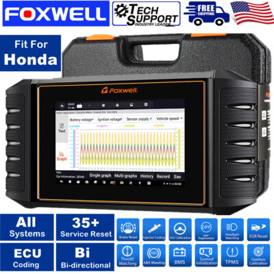 Bi-directional OBD2 Scanner Fit For Honda Car Full System Diagnostic ...