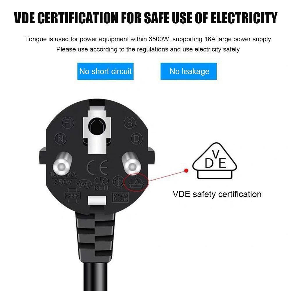 3Prong Plug 12AWG 125V Double Male Extension Cord Generator Adapter for ...