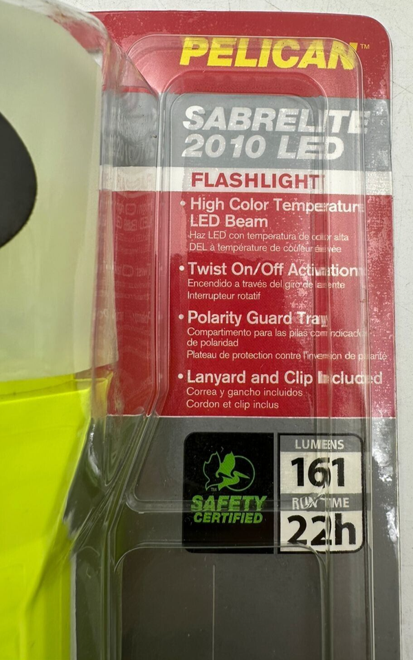 PELICAN SABRELITE 2010 LED FLASHLIGHT (GLOW IN THE DARK) | eBay
