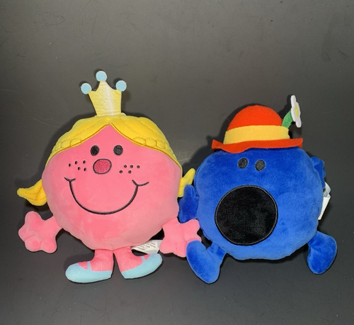 Mr Men Little Miss Memes Princess Bossy 7" Plush Stuffed Animal Toy ...